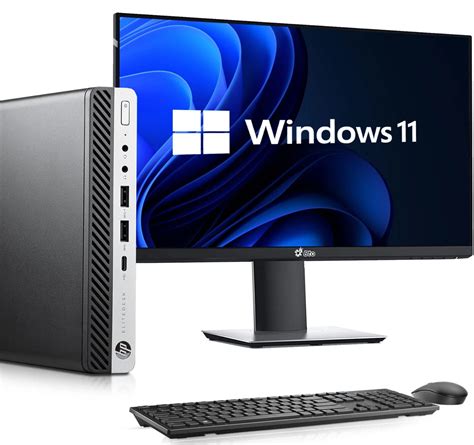 Restored Hp Prodesk G Mini Desktop Pc Intel Quad Core I T Gb Ram Gb Nvme Ssd