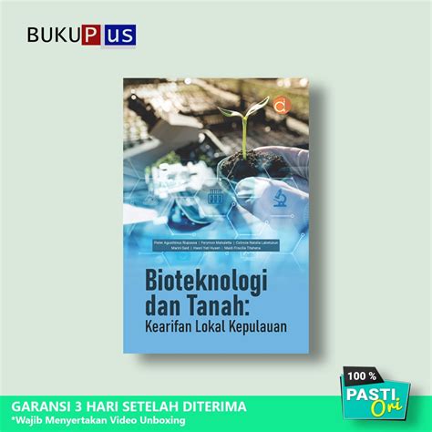 Jual Buku Bioteknologi Dan Tanah Kearifan Lokal Kepulauan Original