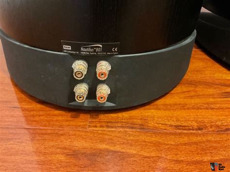 B W Bowers Wilkins Nautilus 801 Speakers In Black Ash Photo 4050605