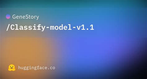 Genestoryclassify Model V11 · Hugging Face