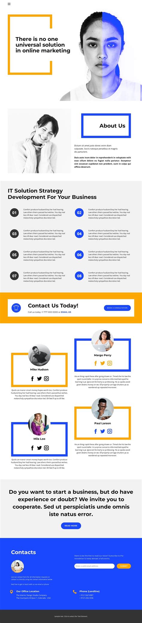 Business Setup Growth CSS Template By Nicepage