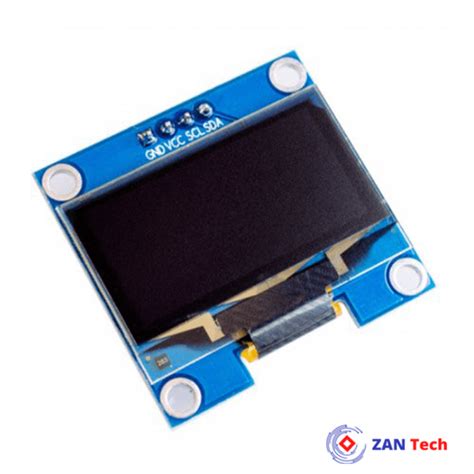 0 96″ Inch I2c Oled Display White Zan Tech