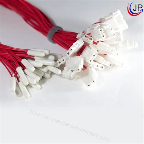 Pvc Ptfe Insulated Ntc Thermistor Temperature Sensor Oem Odm Available
