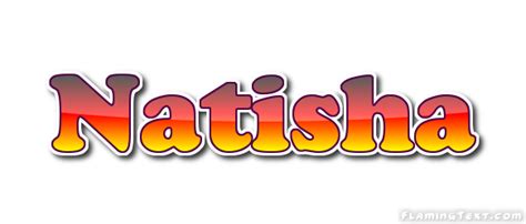 Natisha Logo Free Name Design Tool From Flaming Text