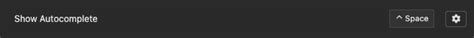 Ctrl Space Doesnt Open Autocomplete Dropdown In Graphql · Issue
