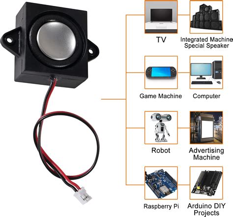 Aceirmc 4 Bocinas De 3 Vatios Y 8 Ohmios Mini Altavoz De 8 Ohmios Y 3