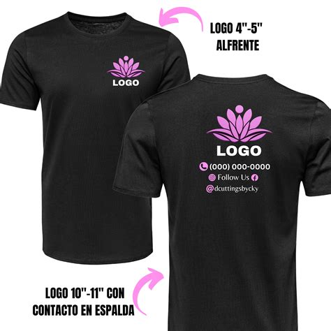 Camisa Con Diseño Al Frente Y Espalda Algodón Bella Canva Cotton