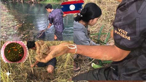 🇱🇦ชนบทลาวใต้ ทำมาหากินอาหารบ้านนาวิถีชีวิตของท้องถิ่นธรรมชาติบ้านนา ชนบทลาวใต้ วิถีชาวบ้าน