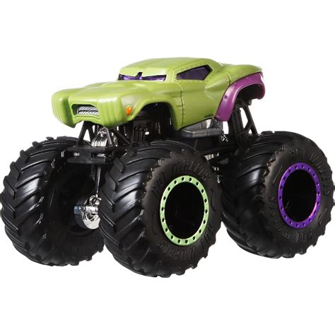 Набор машин Hot Wheels Монстр-Трак Взаимное уничтожение Человек-паук ...