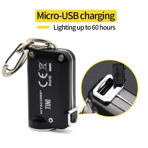 Nitecore Tini 380 Lumen Micro Usb Opladen Mini Met Grandado