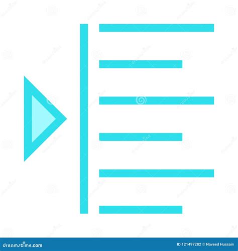 Alignment Color Line Icon Stock Illustration Illustration Of Column