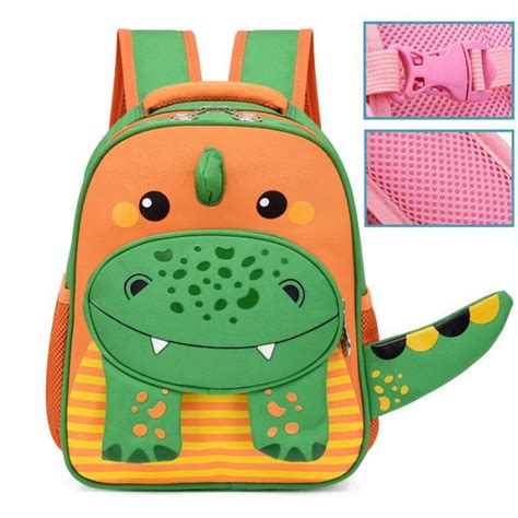 Sac à Dos Enfant Étanche Cartable Mini Maternelle Cartable Dinosaure