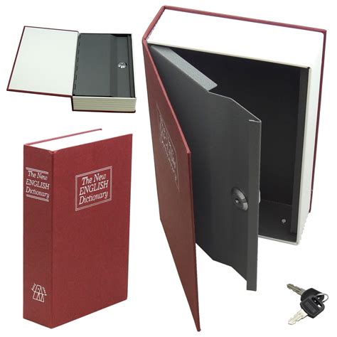 Hidden Secret Book Safe Small Red