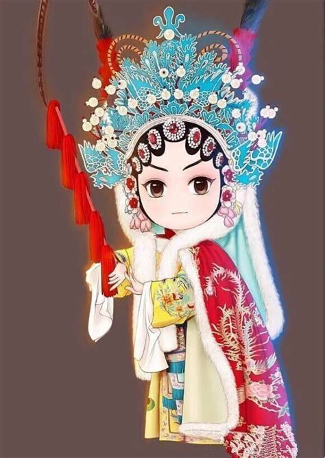 Q版京剧人物 堆糖美图壁纸兴趣社区