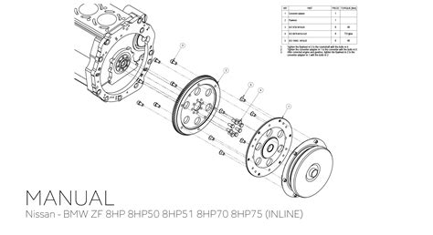 Adaptador Conversor De Torque Bmw Zf 8hp 8hp75 8hp70 8hp50 8hp5