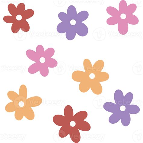 Minimal Flower Pattern 53407579 Png