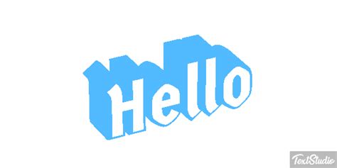 Hello Word Animated  Logo Designs