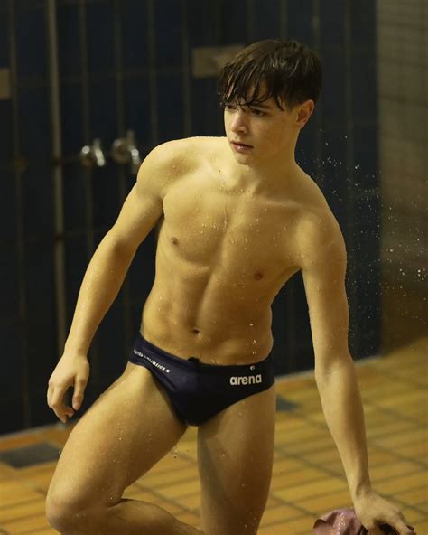 Young Swiss Diver Erik Passerone Giant Bulge