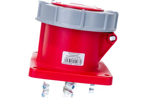 Встраиваемая розетка PCE 125А 400V 3P+N+E IP67 345-6 - выгодная цена ...