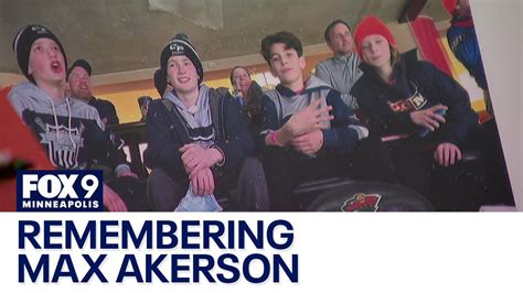 Champlin Hockey Community Remembers Max Akerson Youtube