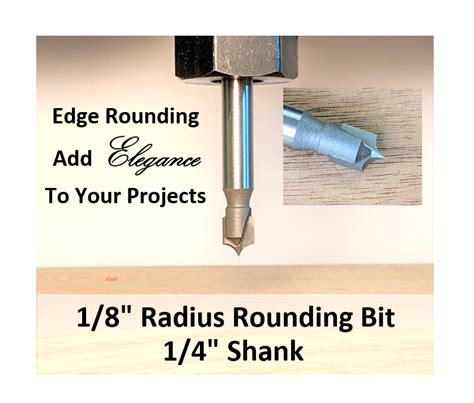 18 Radius Edge Rounding Bit For Cnc Routers 14 Shank Idc Woodcraft
