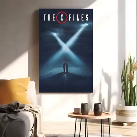 The X Files Poster X Files Poster Fox Mulder Dana Scully Home Decor