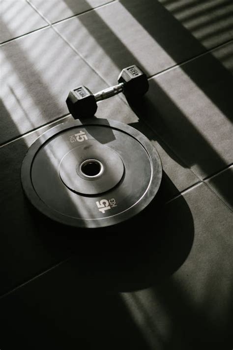 15kg Fitnessmotivation 건강 건강과 피트니스 그림자 그림자 패턴 근육 건물 금속 무게 다리미