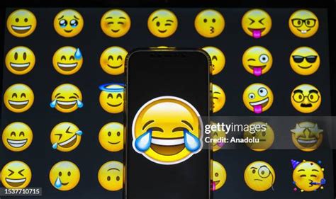 Phone Emoji Screen Photos And Premium High Res Pictures Getty Images