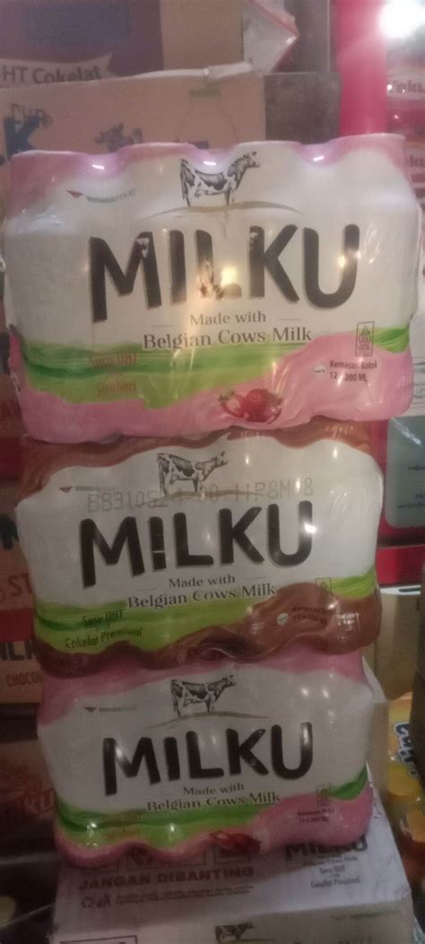 Minuman Milku Pak Isi Pcs Milku Rasa Strawberry Dan Coklat Lazada Indonesia