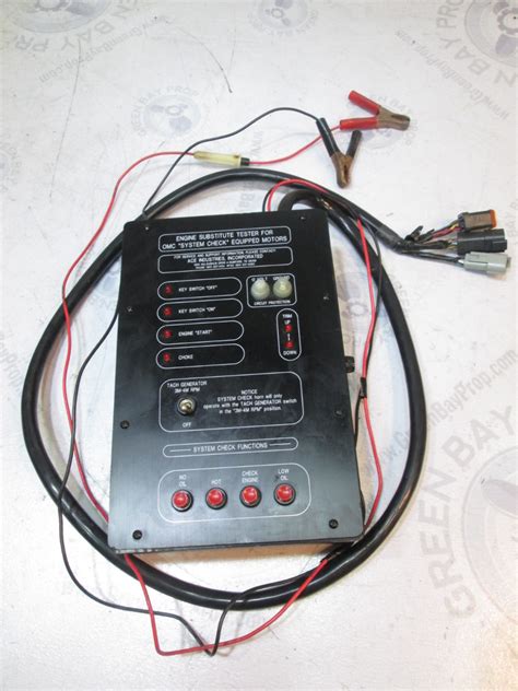 Ace Industries Omc Evinrude Johnson Systemcheck Engine Substitue Simulator Green Bay Propeller