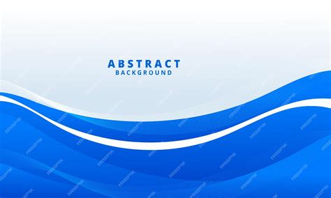 Premium Vector Dynamic And Vibrant Abstract Background With Flowing Blue Waves