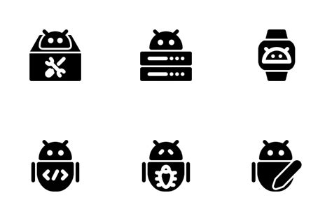 477 Android Icon Packs Logos Symbols Free Download In Svg Png Ico