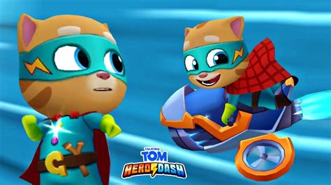 Talking Tom Hero Dash Ginger Full Screen Gameplay Android Lilu