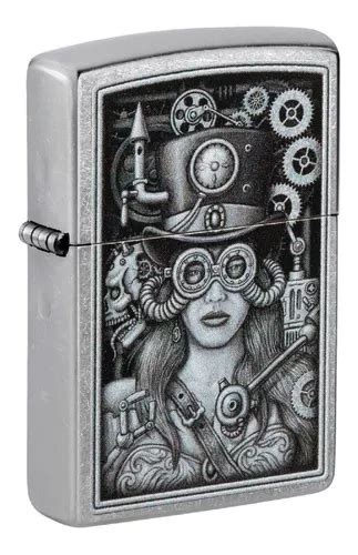 Encendedor Zippo Modelo 48387 Steampunk Design Garantia