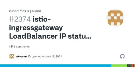 Istio Ingressgateway Loadbalancer Ip Status Pending · Issue 2374