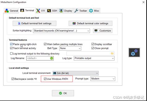 Mobaxterm配置windows环境变量 编程爱好者博客