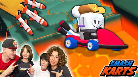 Batallas Sobre La Lava En Smash Karts Los Polo En Smashkarts Io Youtube