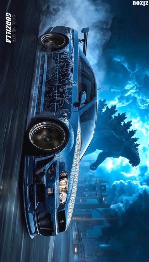 Rally Modified Nissan Skyline R34 X Godzilla Godzilla