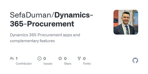 Github Sefadumandynamics 365 Procurement Dynamics 365 Procurement