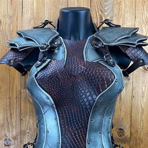 Leather Barbaric Female Armor Perfect For Cosplay And Role Etsy Australia