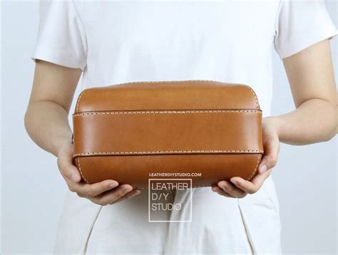 Выкройка несессер из кожи МК как сшить