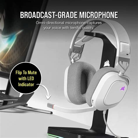 Corsair Hs Rgb Usb Wired Gaming Headset White Price In Bd