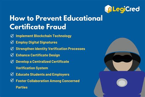 how to prevent certificate fraud in education legicred