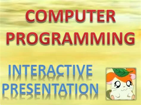 Ppt Computer Programming Powerpoint Presentation Free Download Id4937695