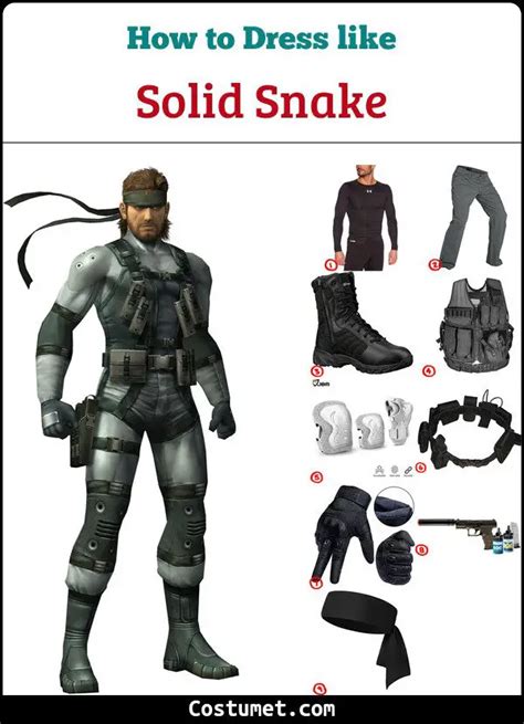 Solid Snake Costume For Halloween