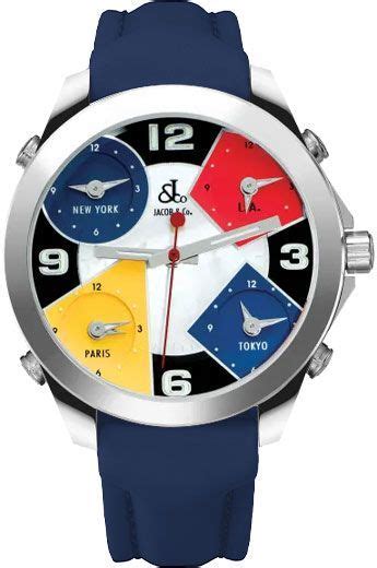 Jacob & Co. The Five Time Zone Quartz Watch | JC4