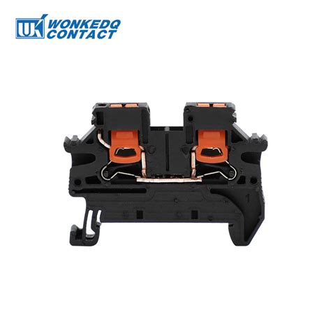 Pcs PTV Side Entry Push in Terminal Block Din Rail Mount mm² AWG Connector PTV