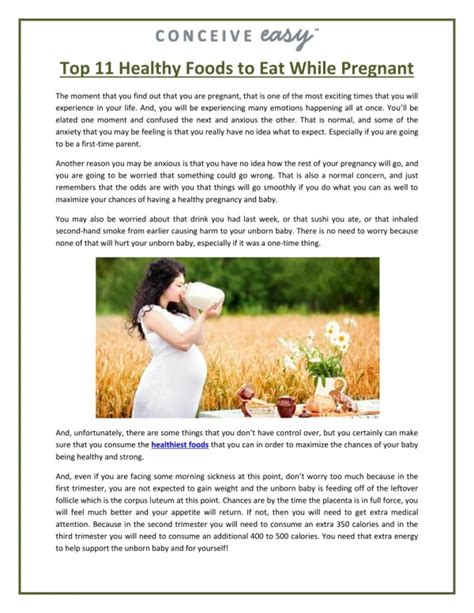 Ppt Foods To Eat For A Healthy Pregnancy Powerpoint Presentation