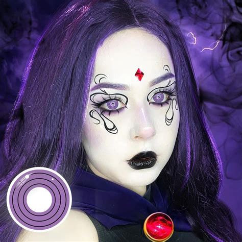 Cosplay Naruto Rinnegan Purple Colored Contact Lenses Beaueye Us