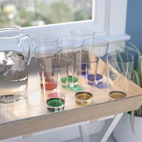 Ebern Designs Kautz 8 Piece 23oz Acrylic Drinking Glass Glassware